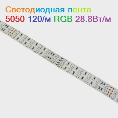 Светодиодная лента 5050 60 RGB 24V 28,8В/м
