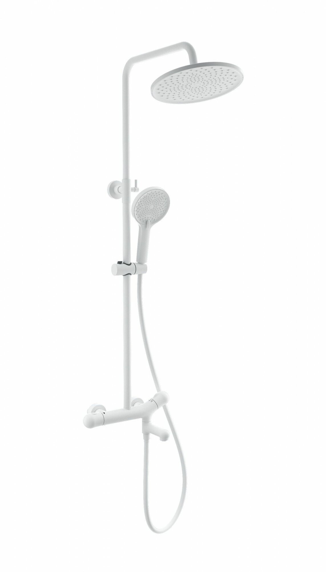 Душевая система с термостатом Wonzon&Woghand WW-B3057-A-MW, Белый матовый