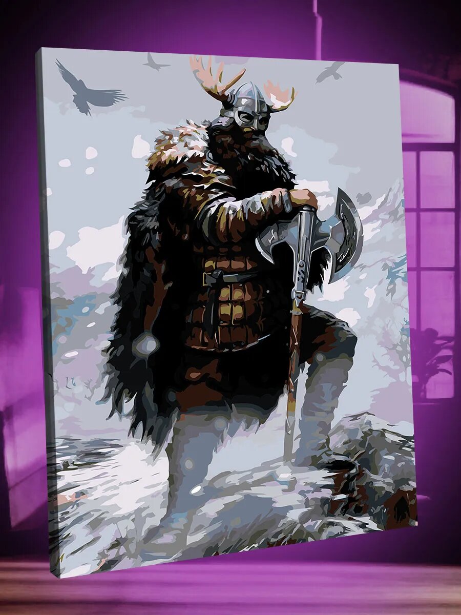 Картина по номерам Скандинавия викинги