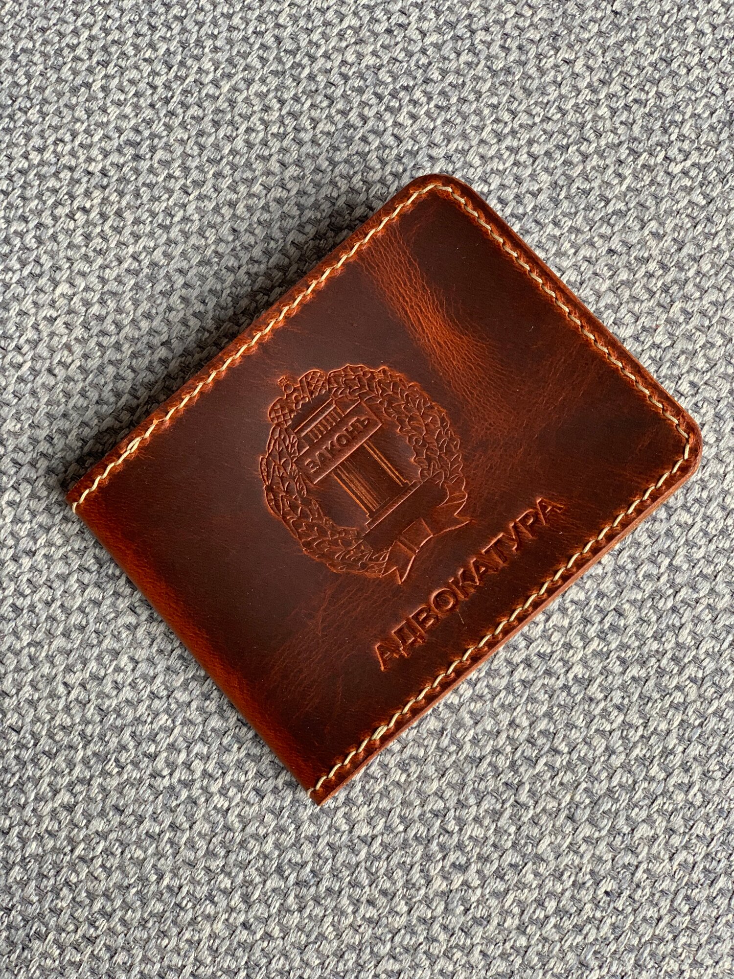 Обложка для удостоверения viking leather craft