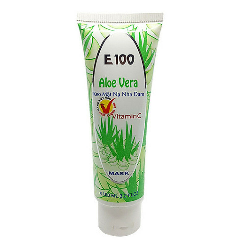 Маска-пленка для лица с алоэ вера и витамином C, E 100 Aloe Vera, 100 мл