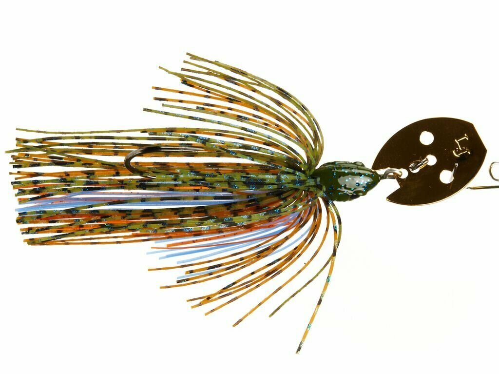 Блесна на щуку чаттербейт Lucky John CHATTERBAIT PERCH 18.0г 004 набор приманок для ловли среднего окуня, судака и жереха , снасти рыболовные для зимней и летней рыбалки