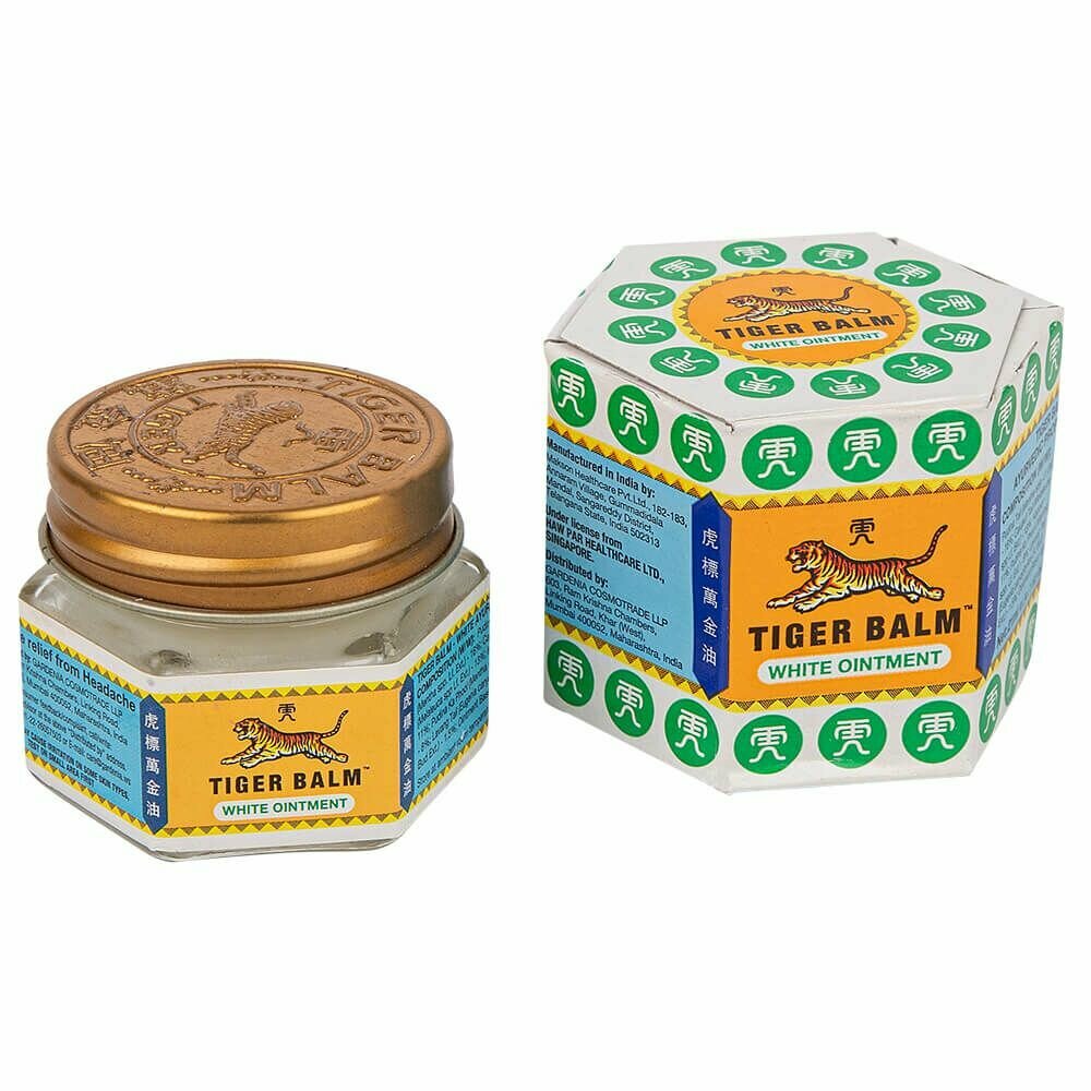 Белый тигровый бальзам Tiger Balm, 21 мл