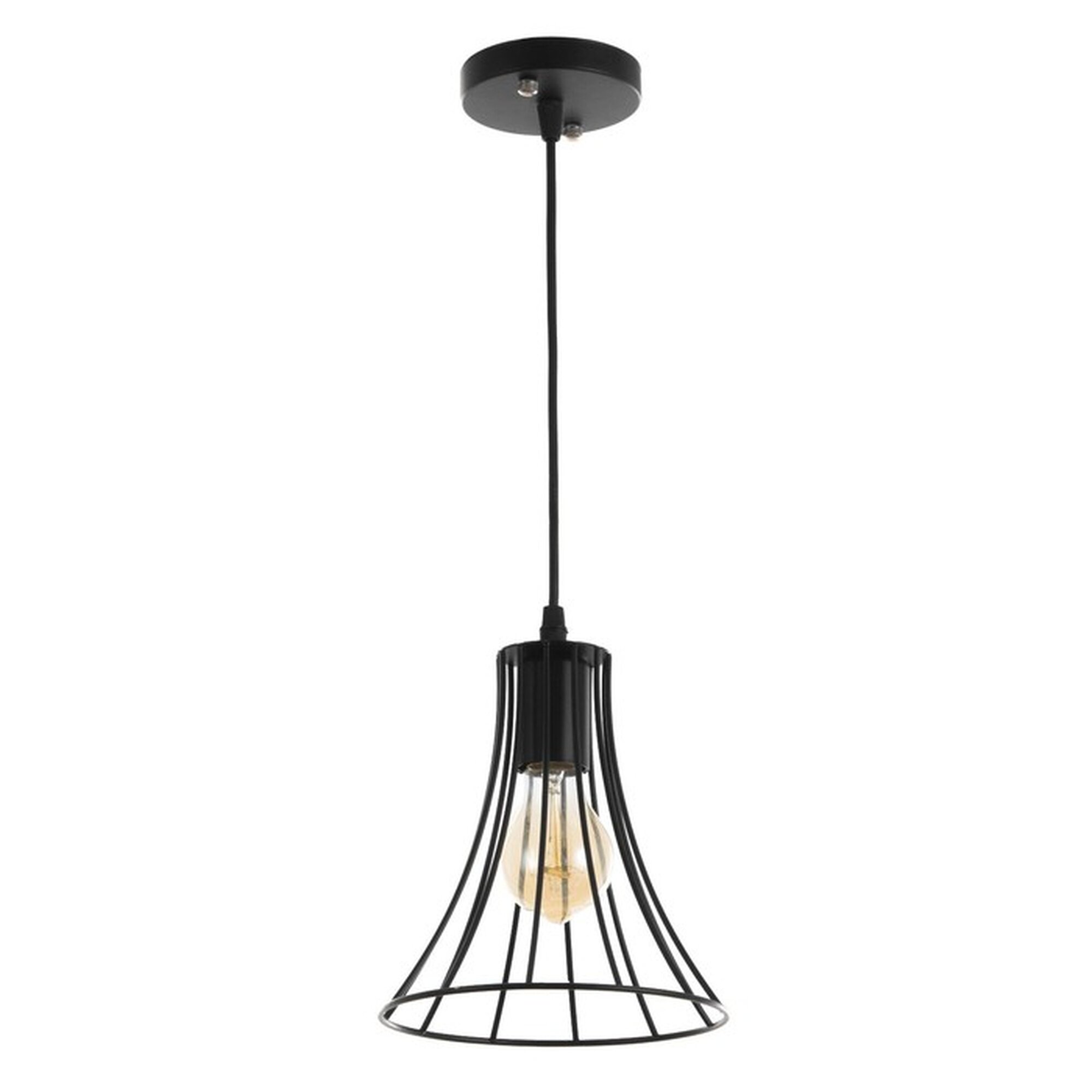 Светильник BayerLux "Чилли", E27, 40 Вт, черный, металл, 18x18x19-119 см