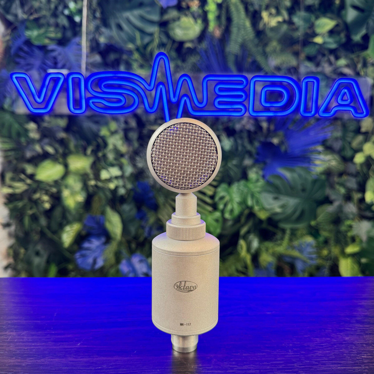 Микрофон Октава MK-117, кардиоидный, XLR 3pin, металлический, фантомное питание