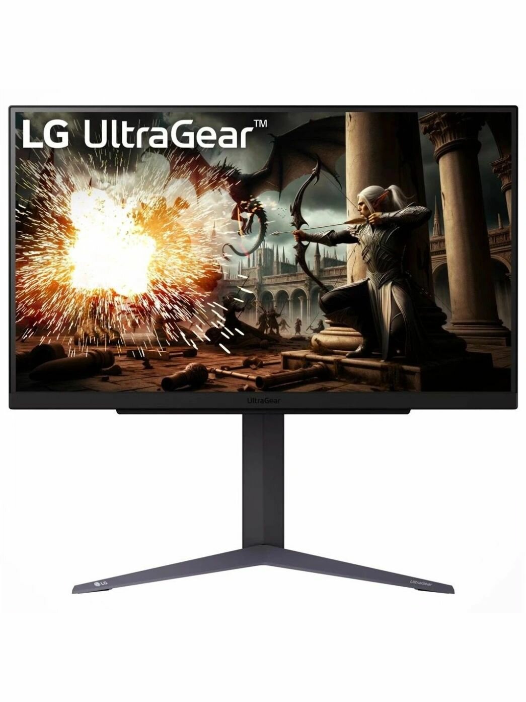 Монитор 27" LG 27GS75Q-B Black с поворотом экрана (IPS, 2560x1440, 200Hz, 1 ms, 178°/178°, 300 cd/m, 1000:1, +2хHDM)