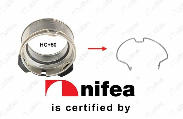 Nifea HC-50, Скоба Патрубка Интеркулера для Alfa Romeo, Nissan, Mercedes, Chevrolet, Opel, Volkswagen, Saab, Аналог Оригинала