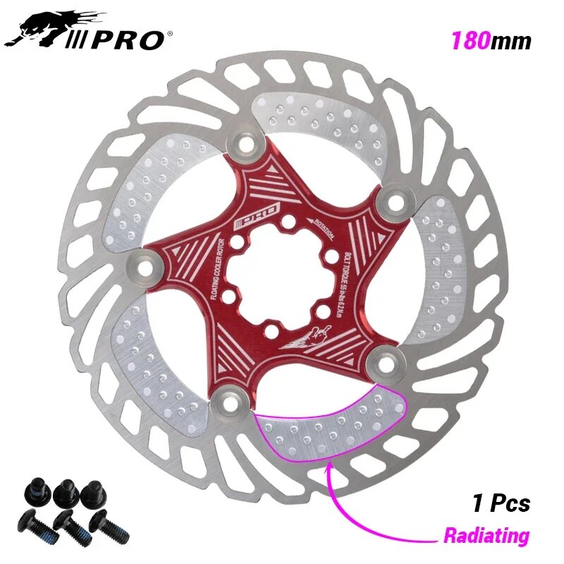 IIIPRO Ротор тормозной дисковый гидравлический, 180mm, RD Radiating