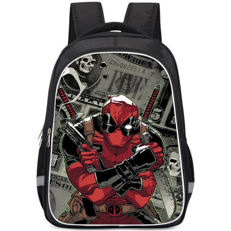 Рюкзак cross border trend deadpool для школьников начальных классов, большая емкость, стиль i large