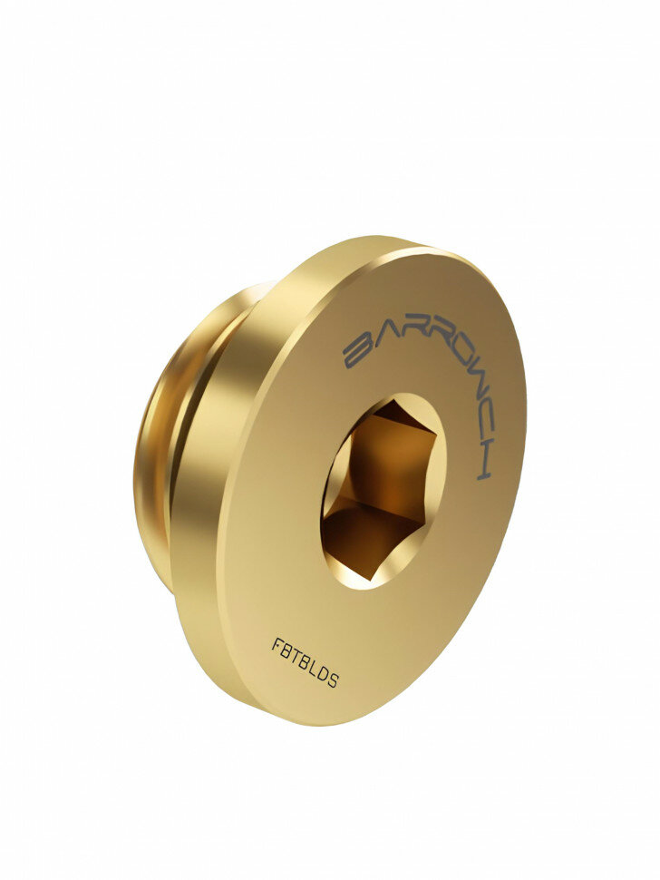 Заглушка BarrowCH ultra-thin Inner hexagonal stop plug - Gold — фото 1