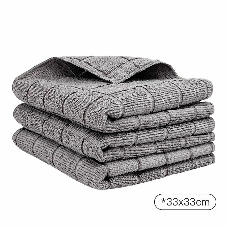 Высококачественная стеклянная ткань, утолщенная чистящая ткань, ткань для зеркал, специальная ткань для кухонного стекла, стеклянная салфетка, чистка стекла для дома