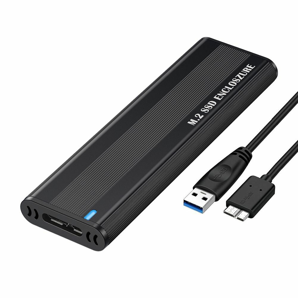 M.2 SSD в алюминиевом корпусе USB-C: NVMe/SATA, форматы 2230/2242/2260/2280