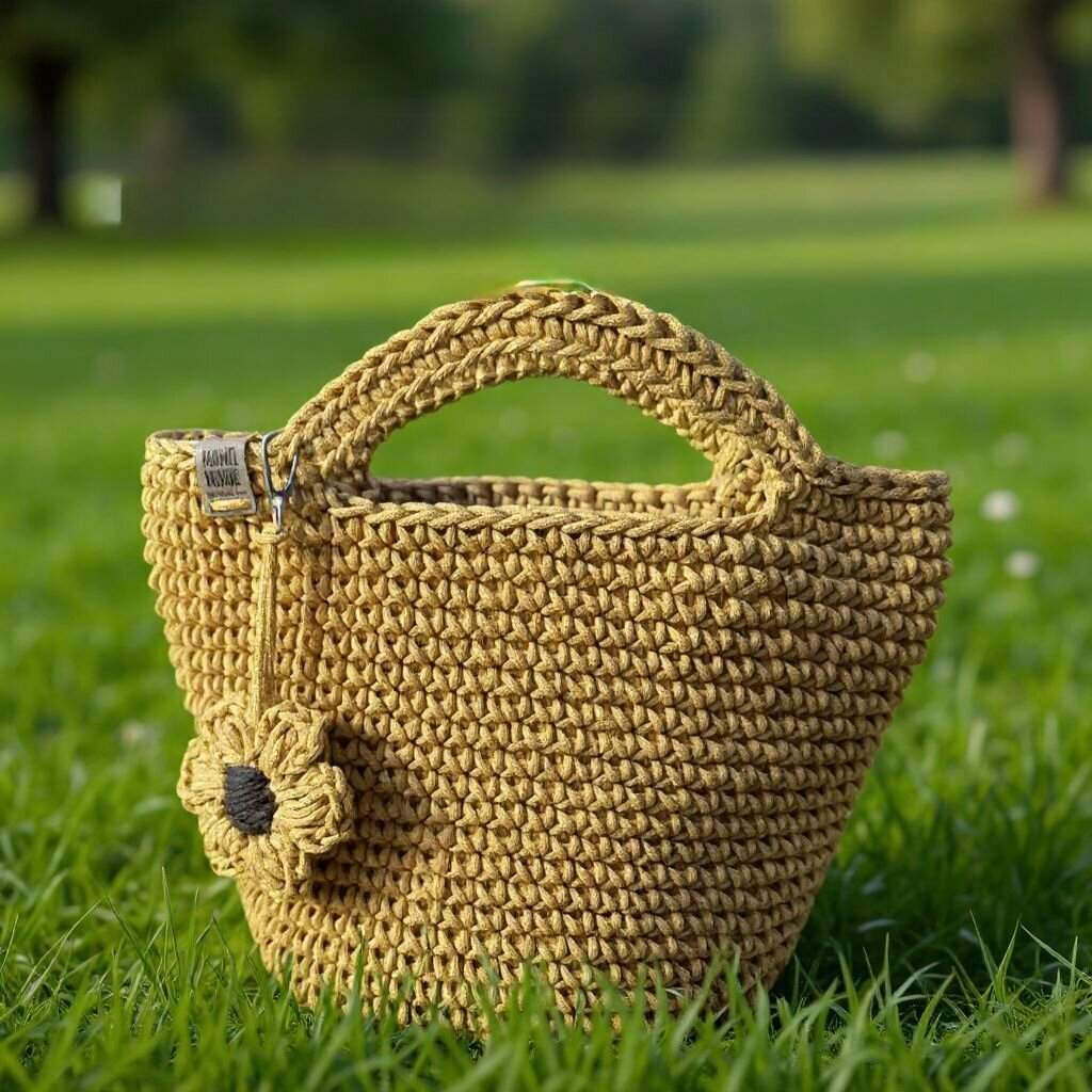 Сумка тоут  Тоут вязаный