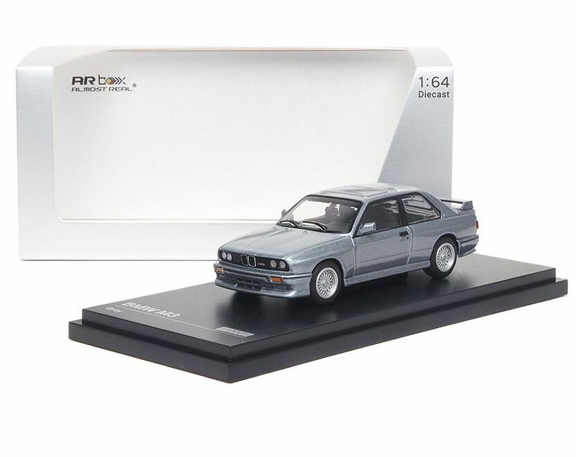 Almost Real 1:64 BMW M3 E30 Silver - коллекционная Premium машинка