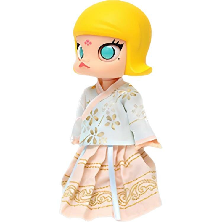 POP MART x Kenny Swork Molly Chinoiserie модные фигурки унисекс, 14 см, Pink Skirt
