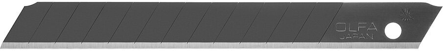 Лезвие для ножа Olfa Black Max 9 мм прямое (10 шт.)