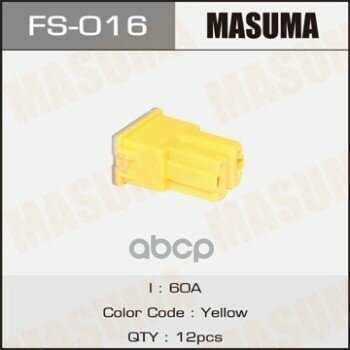 Предохранитель силовой! тип 'мама' 60A желтый Masuma арт. FS-016