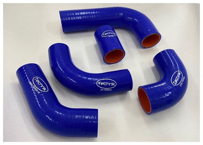 Комплект патрубков радиатора силиконовый для УАЗ 31519 дв. 4218 (5шт)