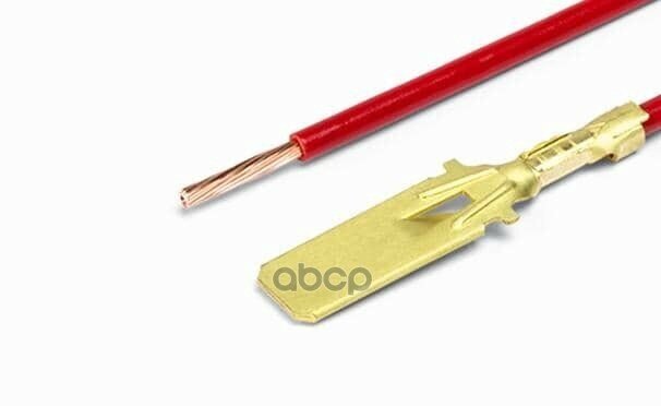 Электроразъем папа (6,3мм) с усиком, проводом (100) CARGEN арт. AX38601 - высокое качество