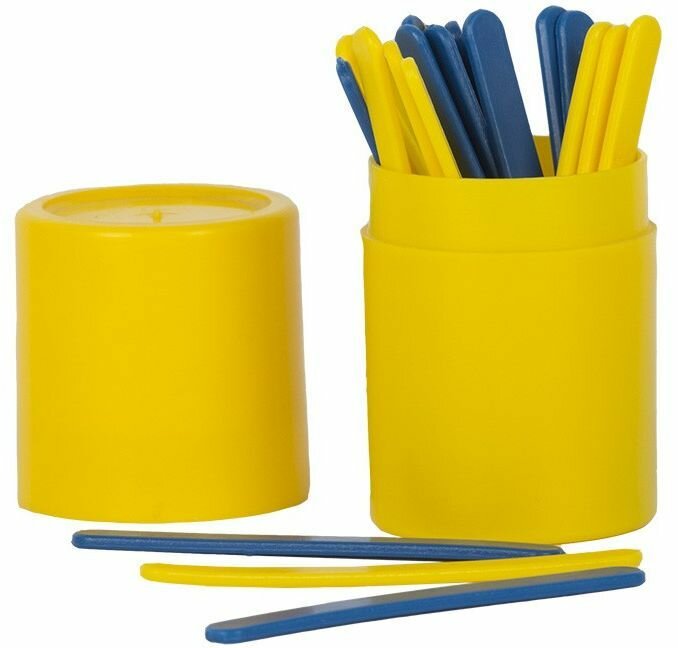 Счетные палочки, набор для обучения математике, учимся считать, счетный дидактический материал для детского сада и школы, 20 палочек в футляре