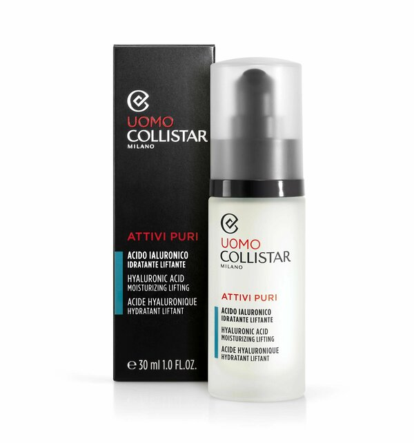 Collistar - Uomo Attivi Puri Acido Hyaluronic Концентрат гиалуроновой кислоты для лица: увлажнение и лифтинг 30 мл