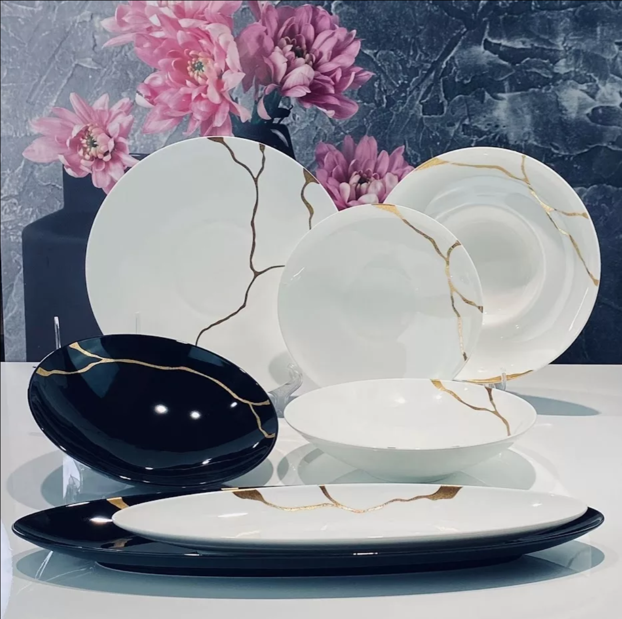 Обеденный сервиз 22пр. SAKURA Фарфор 108-364 118-108-364