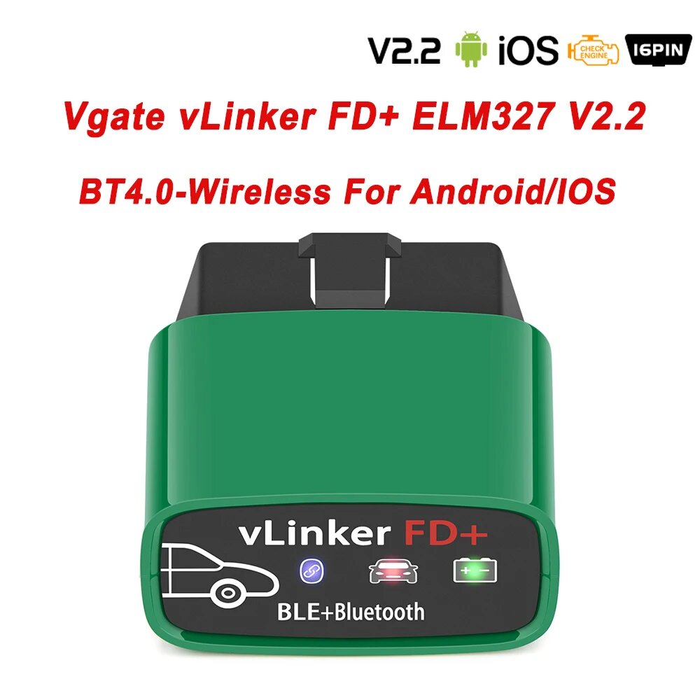 Vgate vLinker FD + ELM327 V2.2 Forscan для ford Mazda OBDII сканер ELM 327 Bluetooth OBD 2 OBD2 автомобильный диагностический MS CAN автомобильный инструмент vLinker FD BT4.0