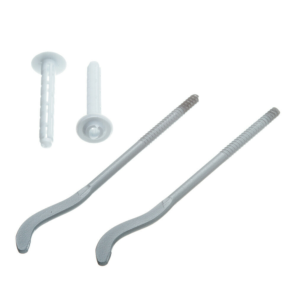 Кронштейн 7,2х170 мм для радиатора с дюбелями комплект серебристый (2 шт.) (RT06-02) RT06-02