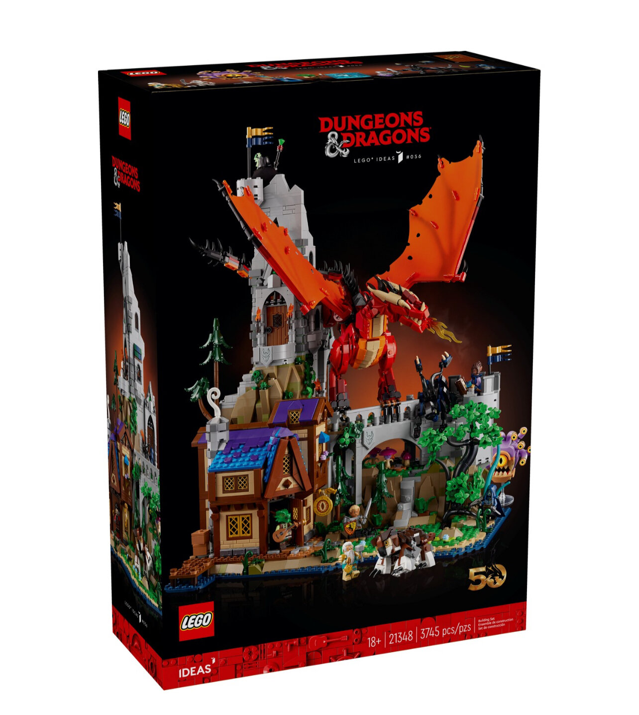 Конструктор LEGO Ideas 21348 Dungeons Dragons: Сказка о Красном Драконе
