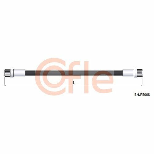 Шланг тормозной Cofle 92BHPE008 для Citroen Berlingo (1996-2011), Citroen Xsara Picasso (1999-н. в.), Peugeot Partner (1996-2015)