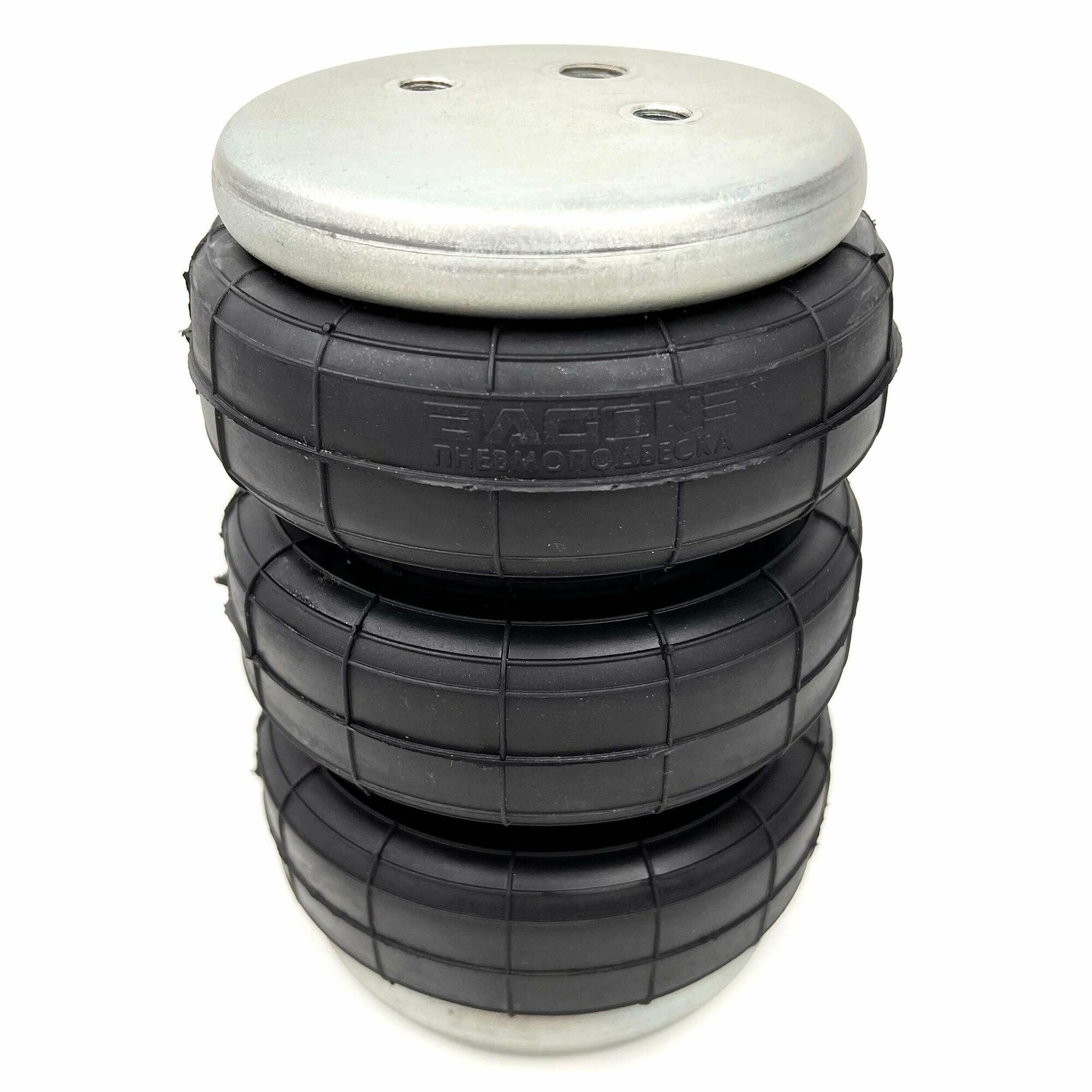 Пневмоподушка BAGONE 125 x 3 запрессованная крышка 125X3D