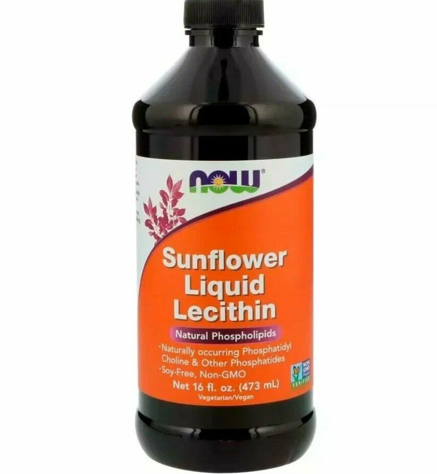 Sunflower Liquid Lecithin 473 ml Now