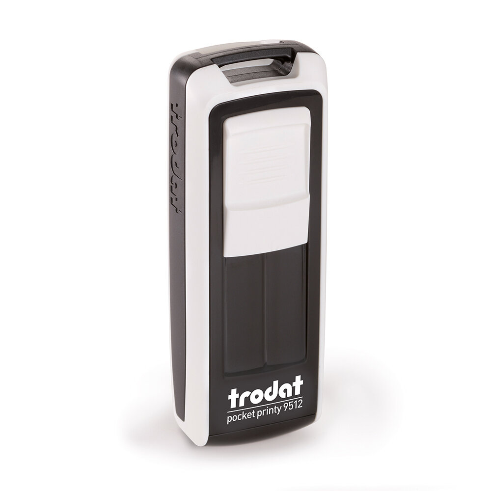Trodat 4512 Pocket Printy + клише из резины 47x18 мм