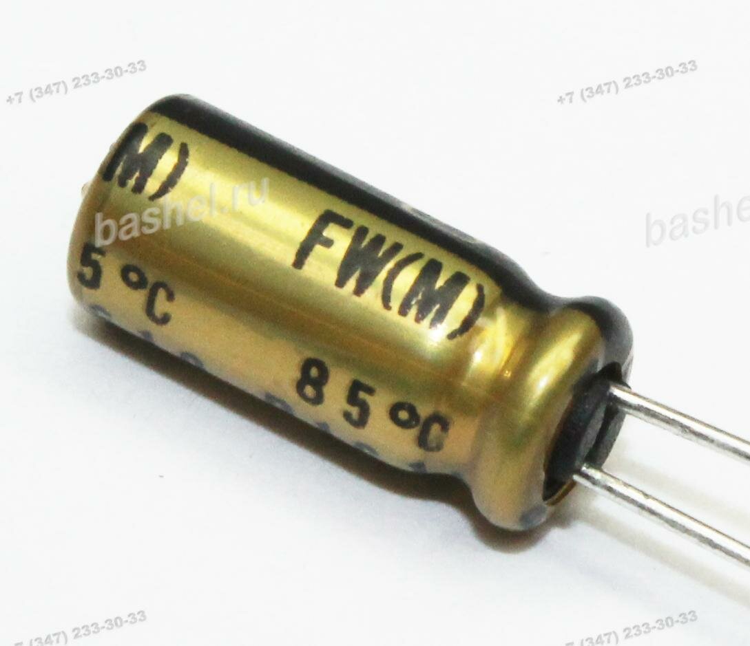 ECAP 10 мкФ / 50В (5х11) FW, Конденсатор электролитический, NICHICON