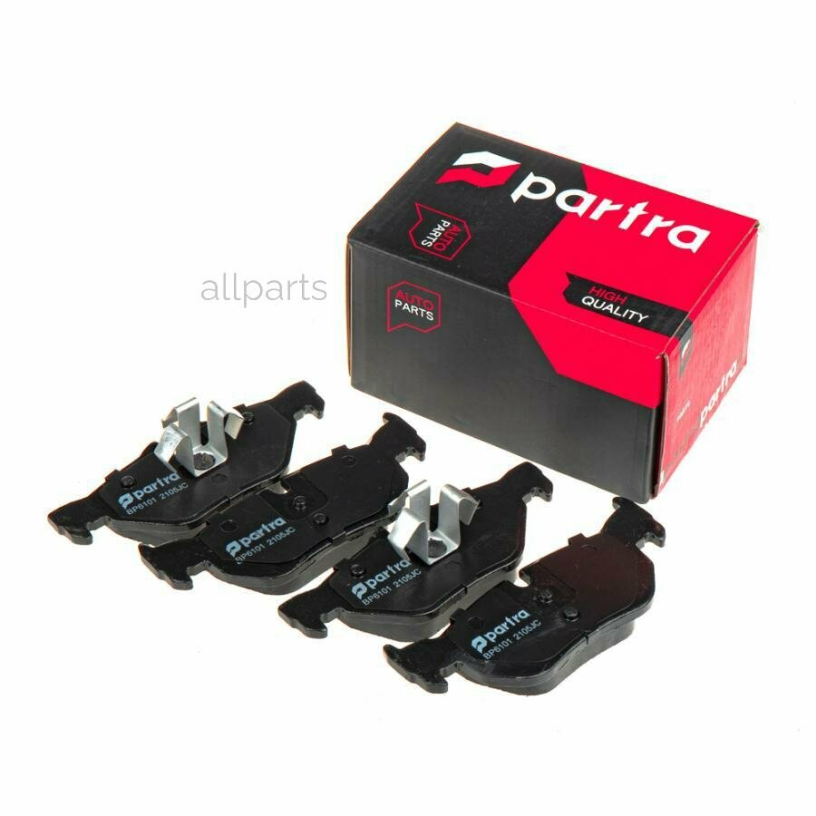 PARTRA BP6101 Колодки тормозные дисковые BMW 3 (E90) 01/05-1 (E87) 09/04-