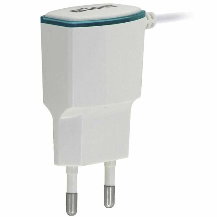 Зарядное устройство Micro USB, белое