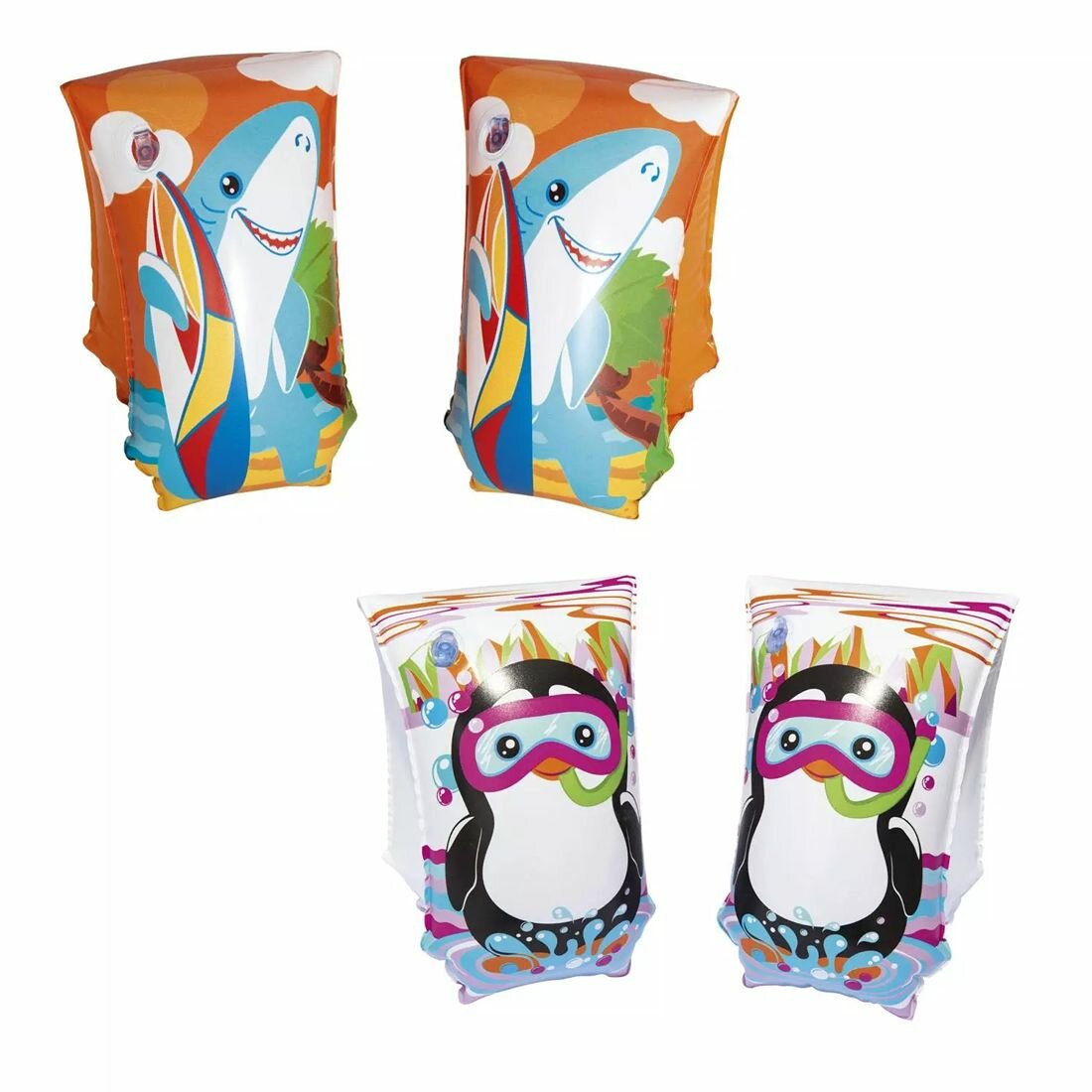 Нарукавники для плавания 30*15см ПВХ Bestway Jungle Trek 32102