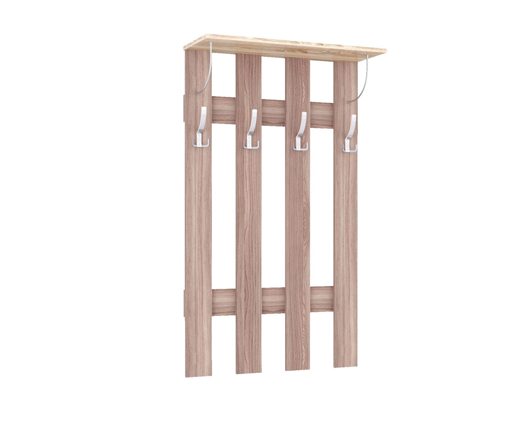 Ямайка Вешалка ЯПВ-1 (700*1200*260), ясень шимо/дуб сонома