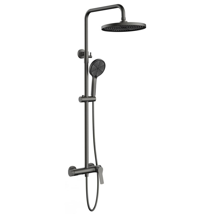 Душевая стойка Vincea Arco VSFS-4AR1GM сталь