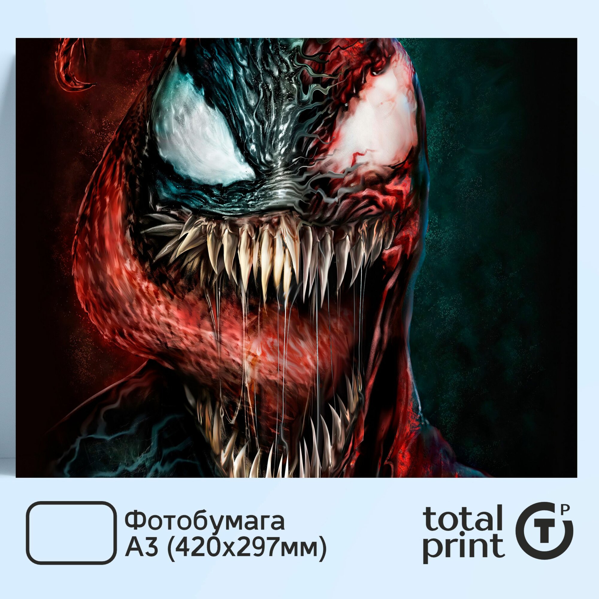 TotalPrint Постер для интерьера, Веном - Venom, А3(42х29,7см)