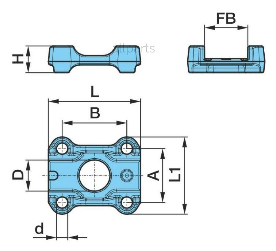 BPW 0303227620 пластина ! крепления рессоры \BPW