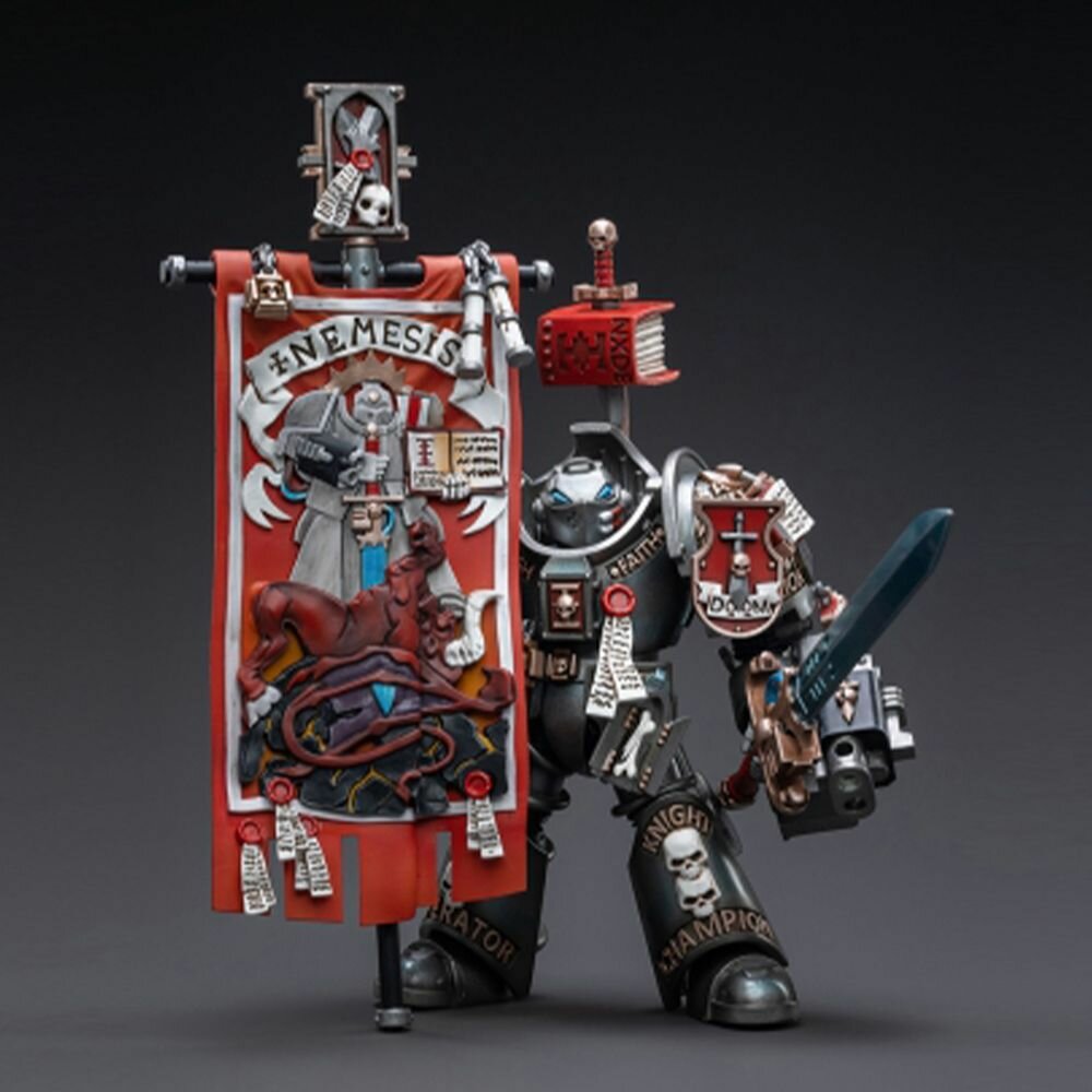 Подвижная миниатюра Вархаммер 40000 Серые рыцари Терминатор Ретиус Акантар(Warhammer 40k Grey Knights Terminator Retius Akantar) -HE