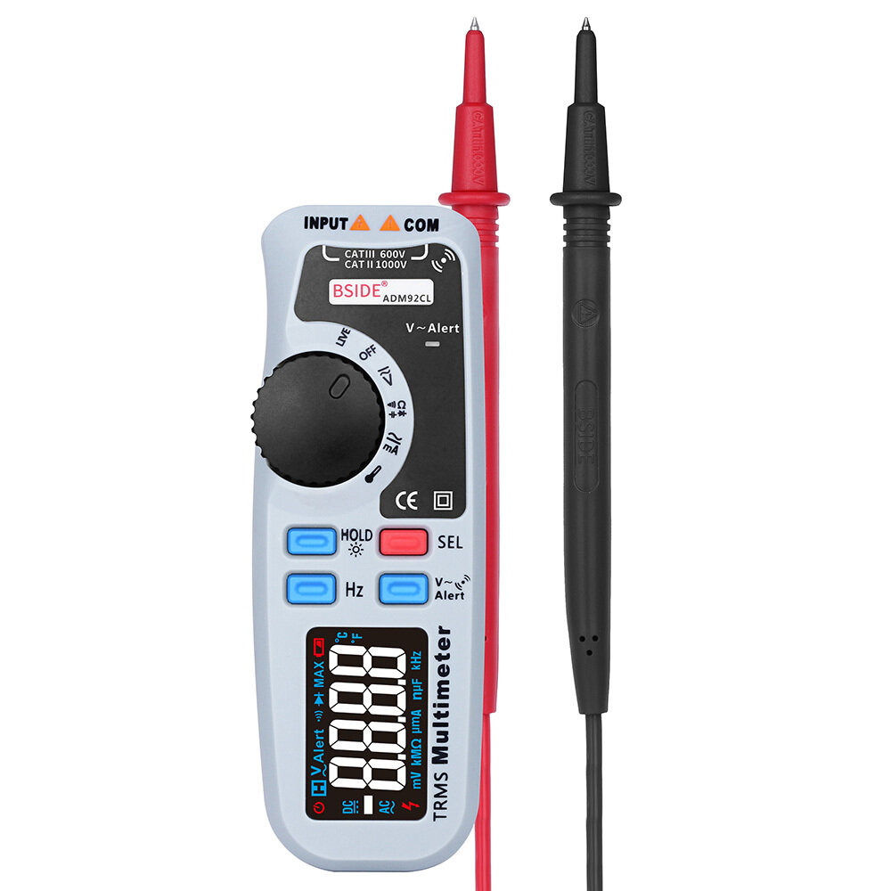 Цифровой мультиметр BSIDE 6000 рассчитывает мини-мультиметр с автонастройкой