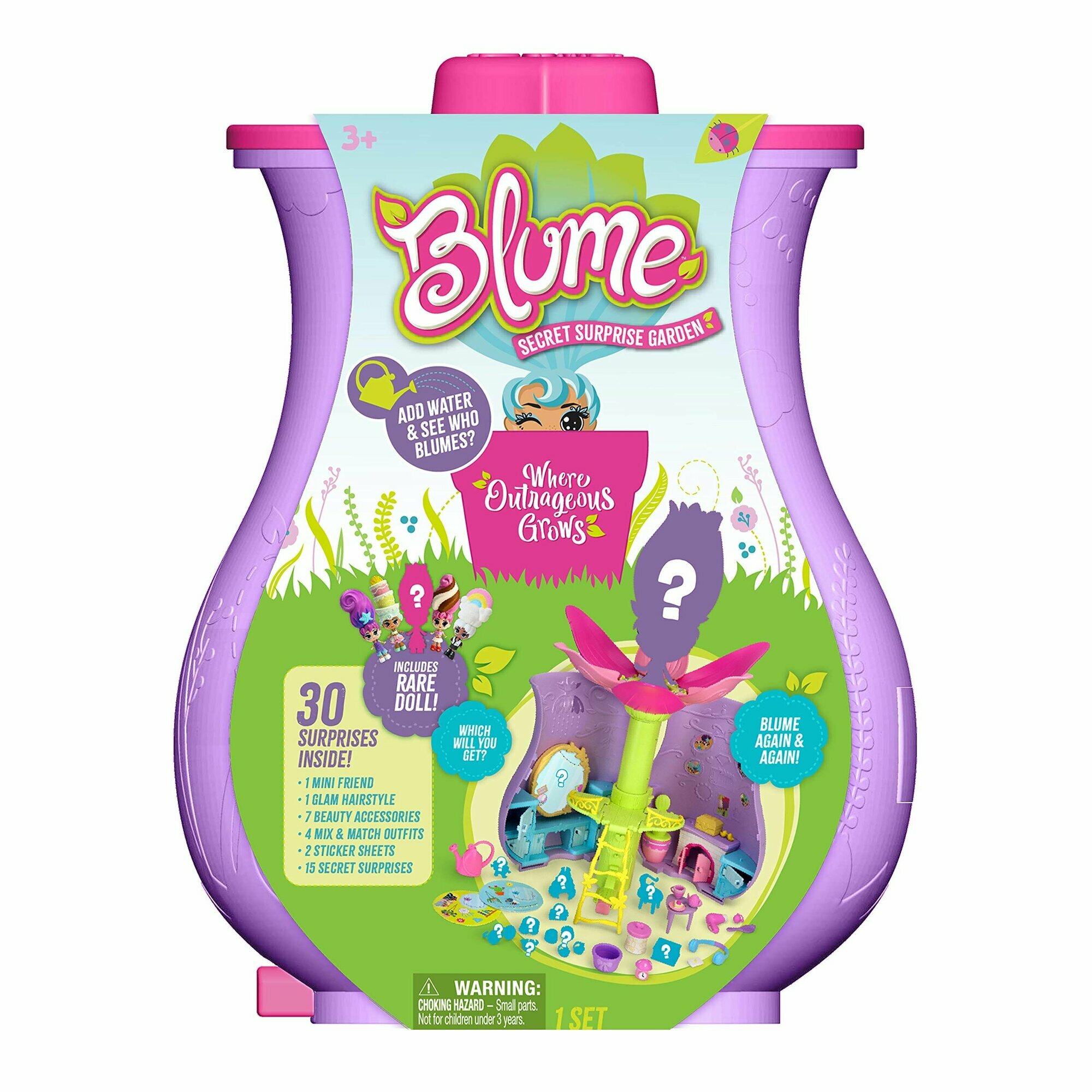 Blume Secret Surprise Garden Playset набор для сада с секретным сюрпризом, Игрушечный домик с куклами, Подходит для детей старше 4 лет