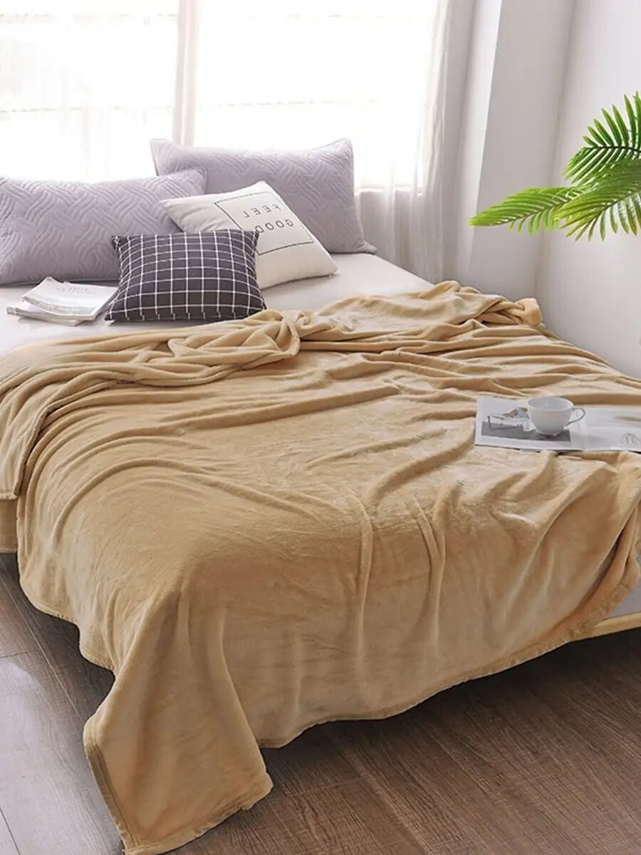 Плед Allegria 200х220, мягкий пушистый плед одеяло