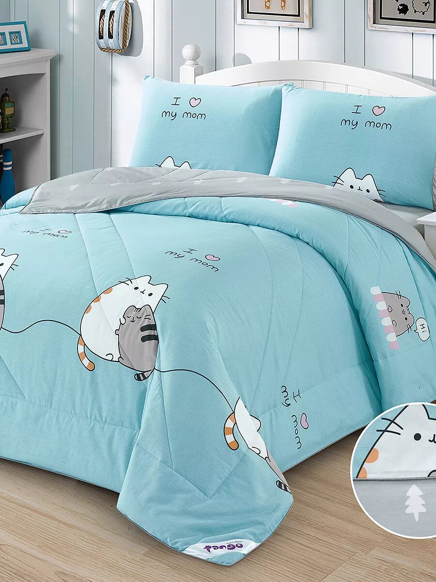 Комплект постельного белья с одеялом 1,5-спальный