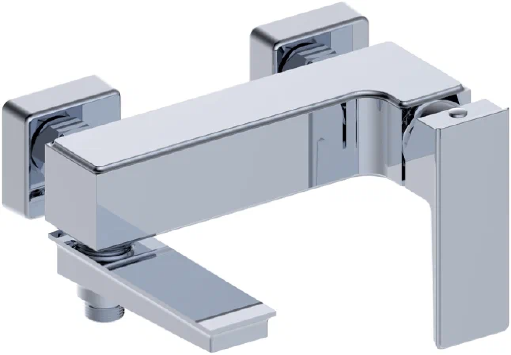 Смеситель для ванны с ручным душем Grohenberg GB8008 Хром, излив-переключатель на лейку