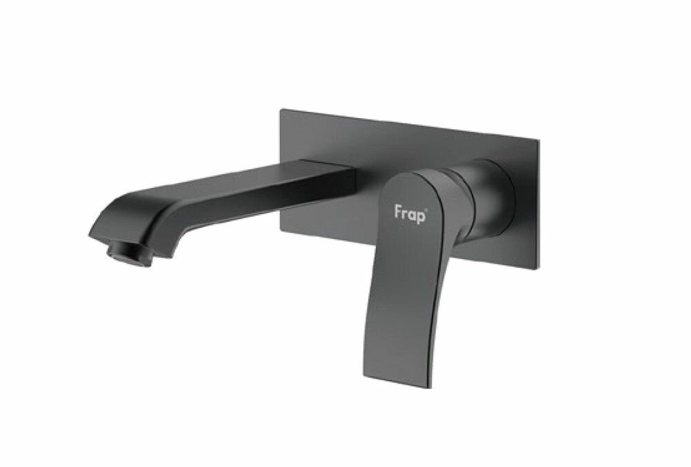 Смеситель для раковины встраиваемый Frap F1275-6, черный