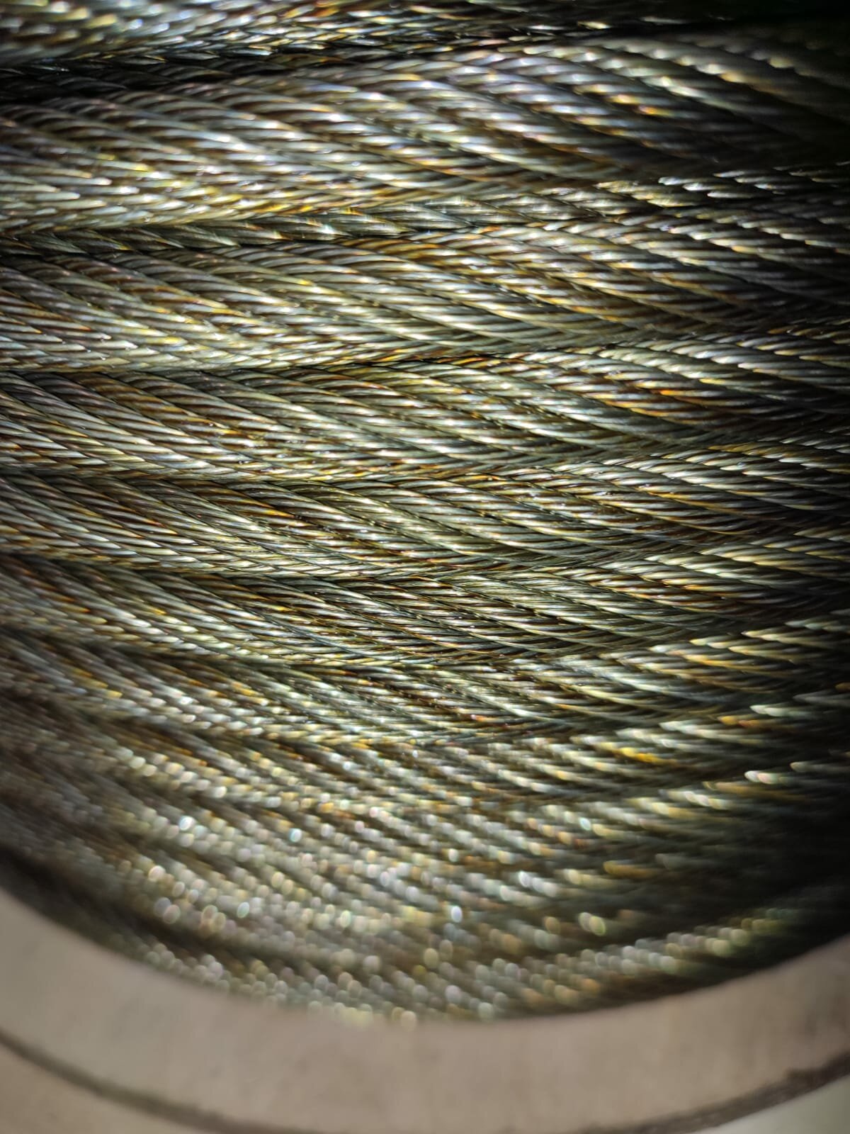 Трос КМУ Hangil Хангил (Канат DIN 3069 19х7 8 мм), мягкий манипуляторный.