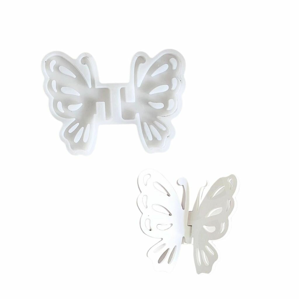 Форма для украшения в виде 3D бабочки, Гибкая силиконовая форма для поделок ручной работы